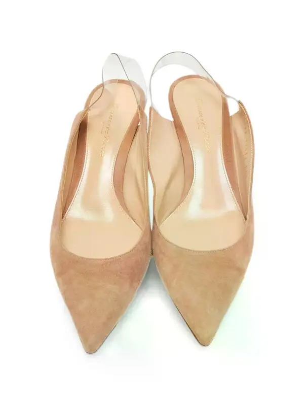 GIANVITO ROSSI Pointed-toe Slingback Pumps