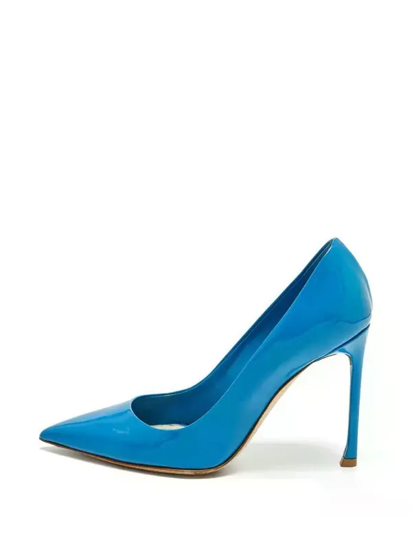 Dior Patent Leather Pointed Toe Slim Heel Pumps