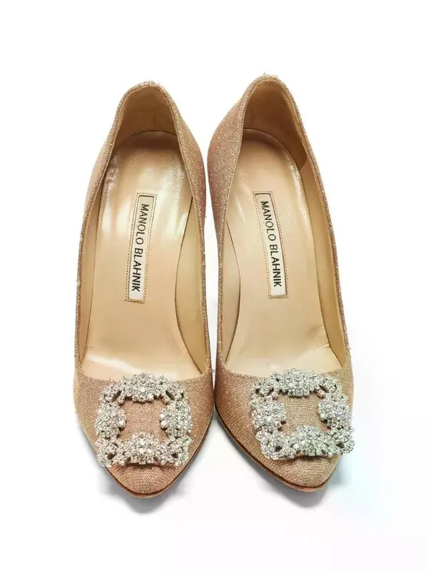Manolo Blahnik Embellished Stiletto Pumps