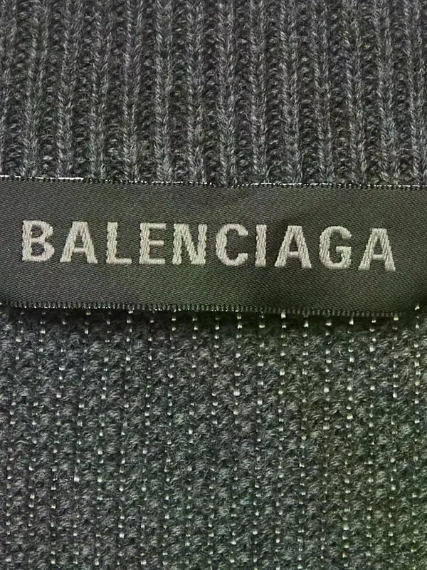 Balenciaga Pleated Long-sleeve Mini Dress