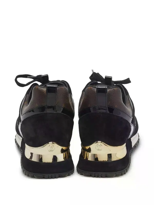 LOUIS VUITTON Run Away Monogram Sneakers - Black