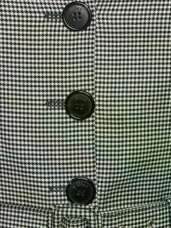 Dior Houndstooth Midi Dress