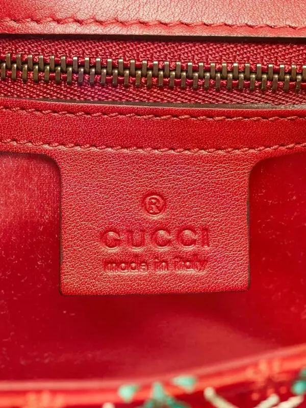 Gucci Gg Marmont Embroidered Shoulder Bag