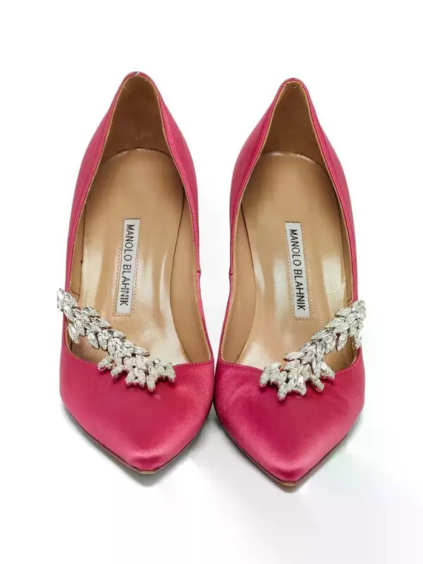 Manolo Blahnik Nadira Crystal-embellished Pumps