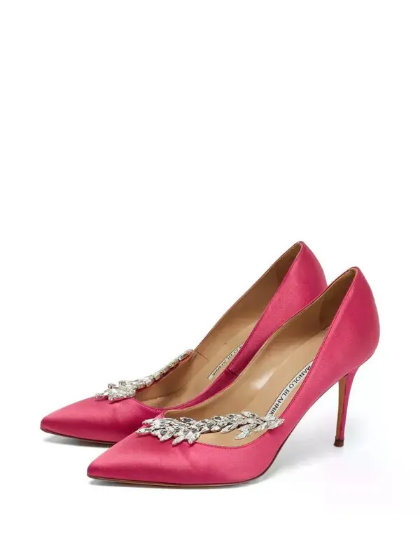 Manolo Blahnik Nadira Crystal-embellished Pumps