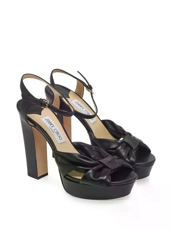 JIMMY CHOO Heloise Knot Sandals