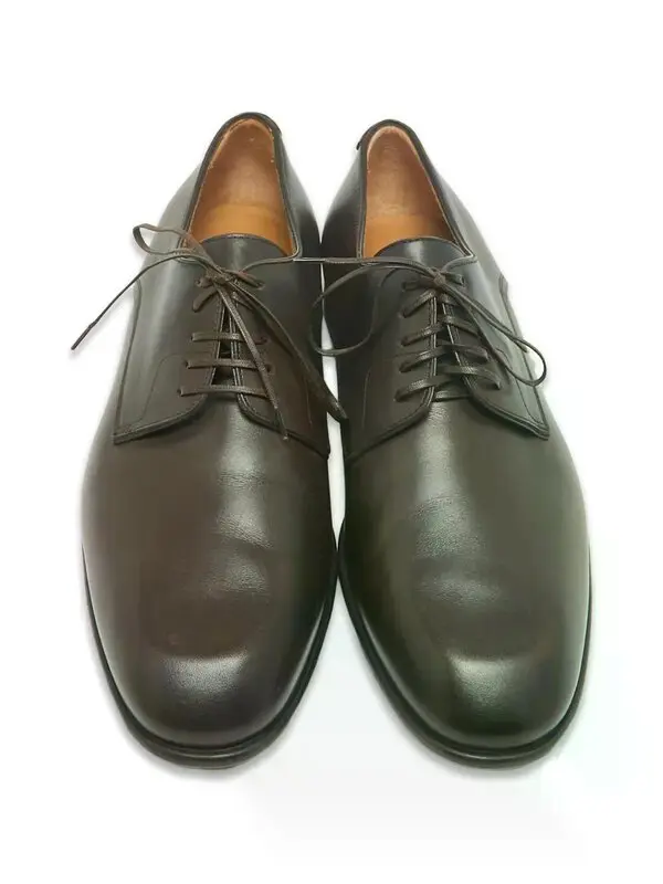 FERRAGAMO Lace-up Leather Oxford Shoes
