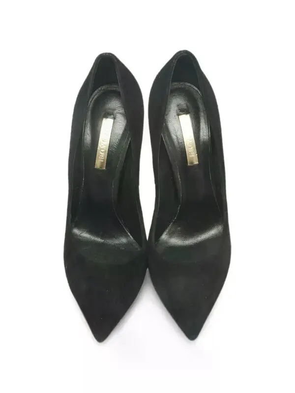 Casadei Pointed Toe Stiletto Pumps With Metal Heel