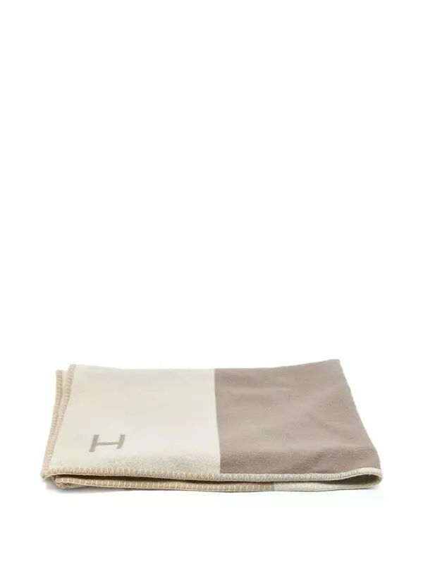 Hermès H-logo Blanket - Neutrals