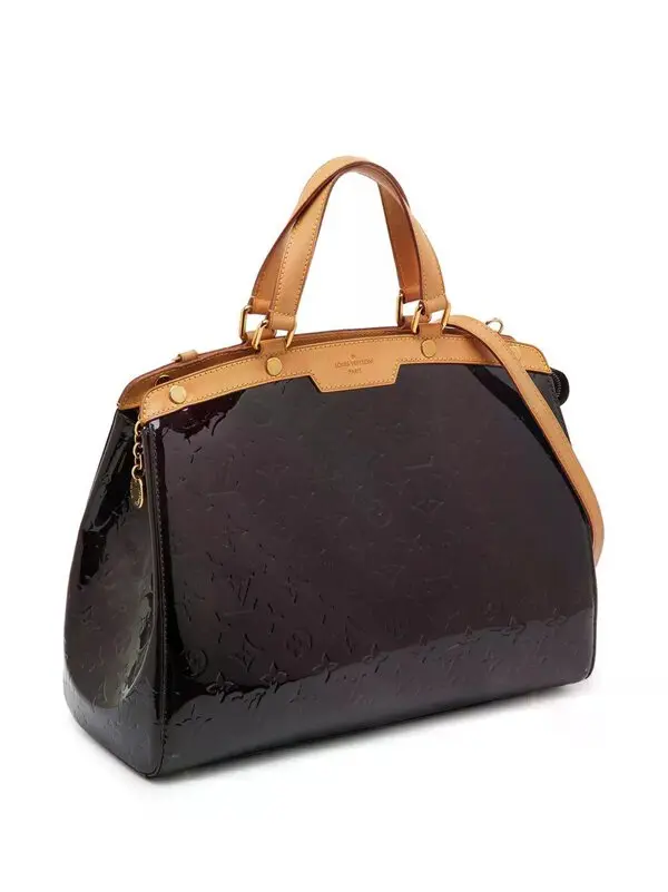 LOUIS VUITTON Brea Monogram Vernis Handbag - Purple