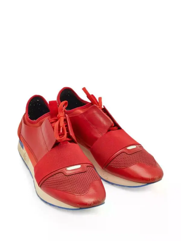 Balenciaga Race Runner Low-top Sneakers - Red