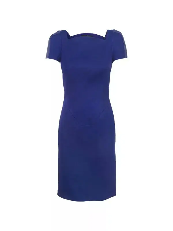 Versace Short-sleeve Mini Dress - Blue