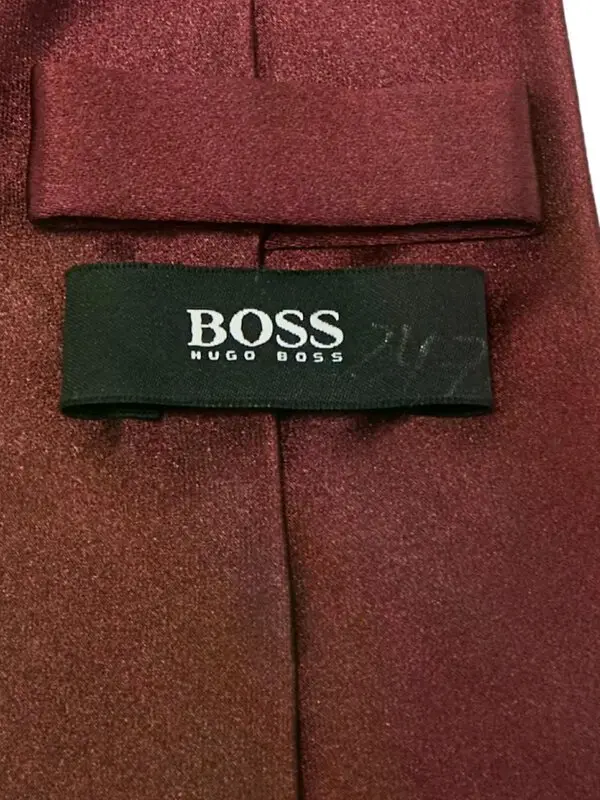BOSS Satin Silk Neck Tie - Red