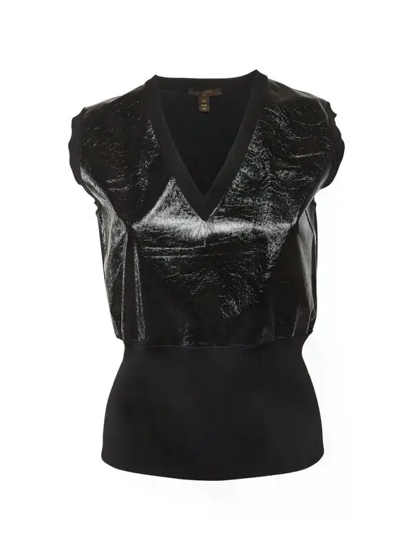LOUIS VUITTON V-neck Sleeveless Blouse