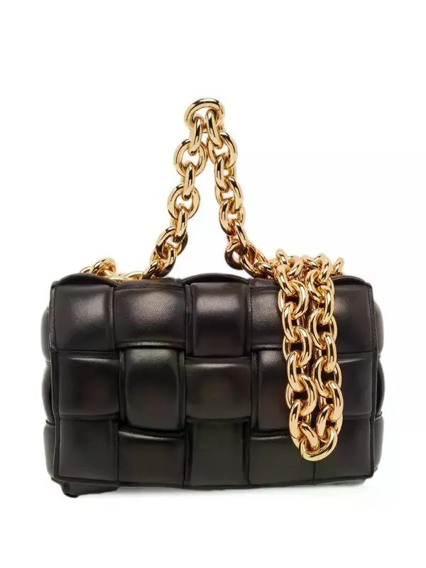 Bottega Veneta Cassette Padded Shoulder Bag - Black