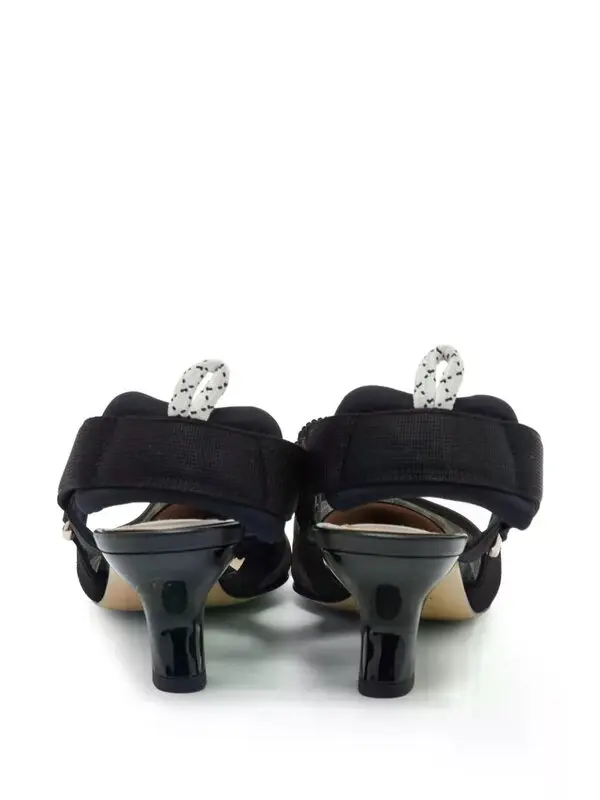 Fendi Colibri Zucca Mesh Slingback Pumps