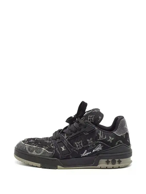 LOUIS VUITTON Trainer Monogram Denim Sneakers