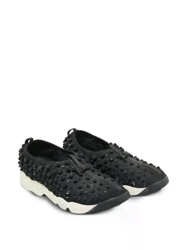 Dior Fusion Crystal-embellished Sneakers - Black