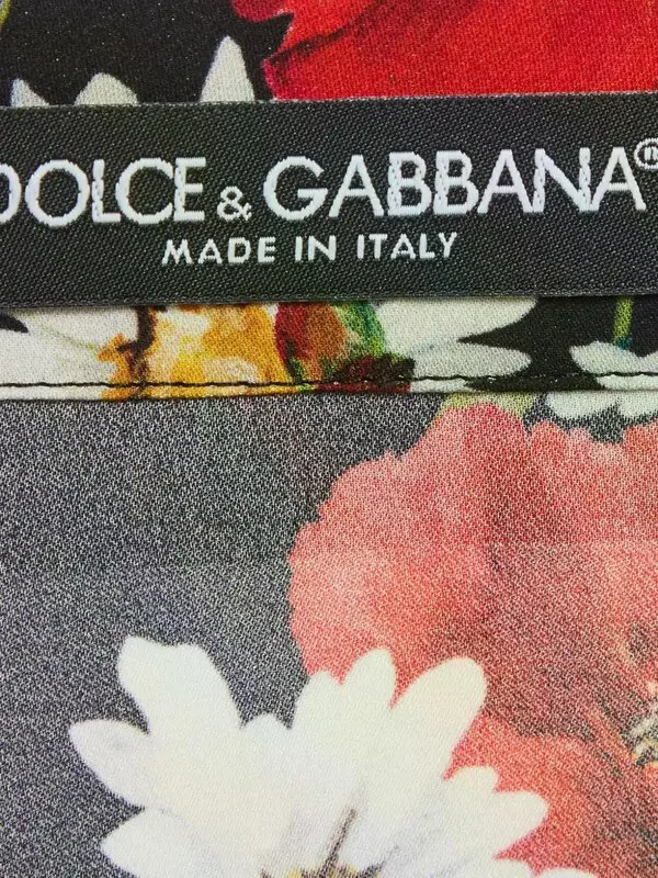 Dolce & Gabbana Floral Print Long-sleeved Shirt