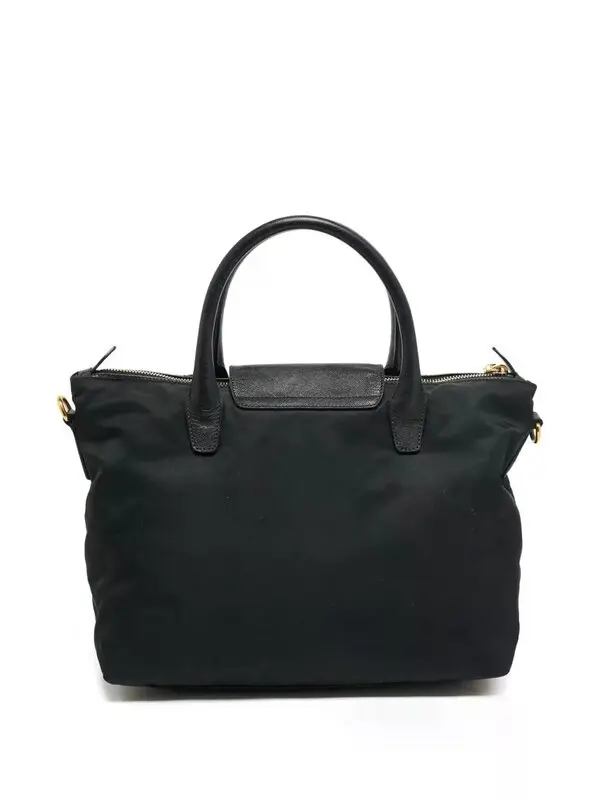 Prada Leather-trimmed Tote Bag