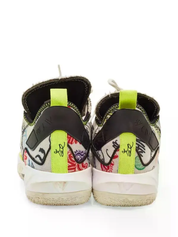 JORDAN Why Not Zer0.4 Graffiti Print Sneakers