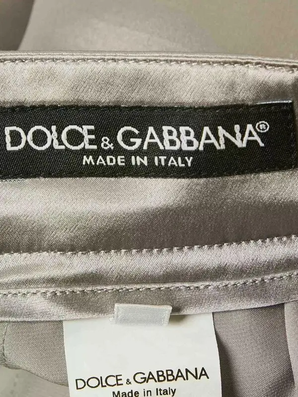 Dolce & Gabbana Silk Wide-leg Trousers