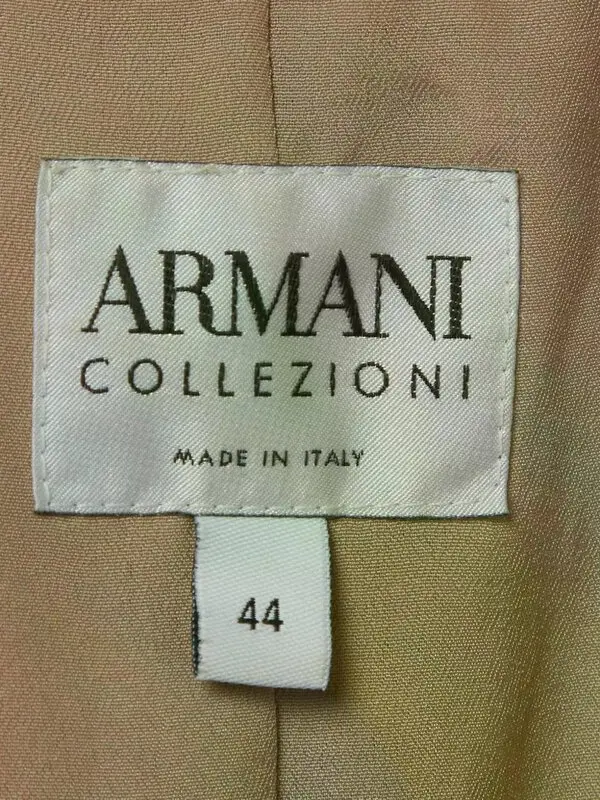 ARMANI Checked Pattern Blazer