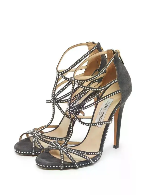 JIMMY CHOO Lance Crystal-embellished Sandals