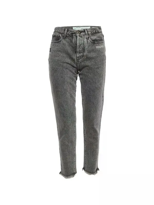 Off-White Raw Edge Skinny Jeans