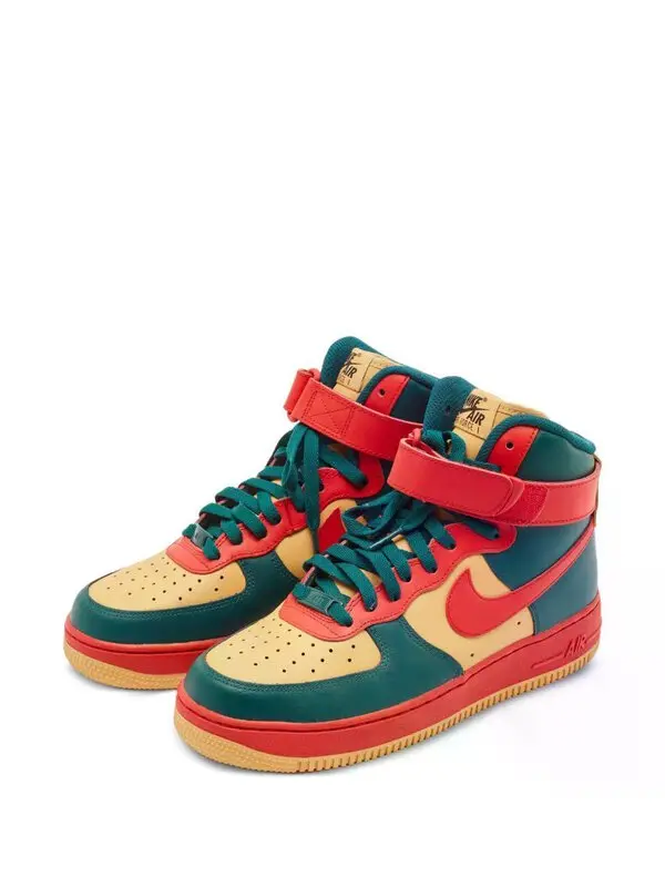 Nike Force 1 High Top Sneakers - Red