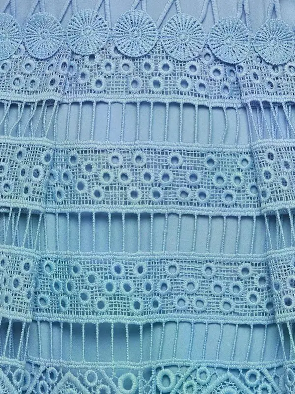 Maje Roseray Lace Midi Dress