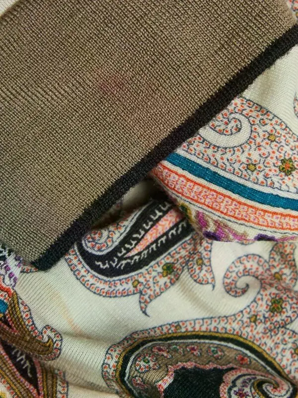 Etro Paisley Print Long-sleeved T-shirt