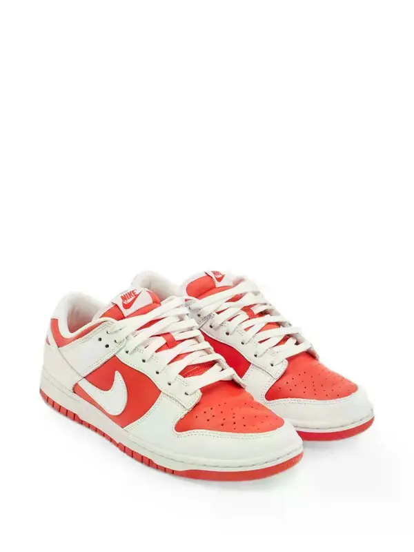 Nike Dunk Leather Sneakers - Red
