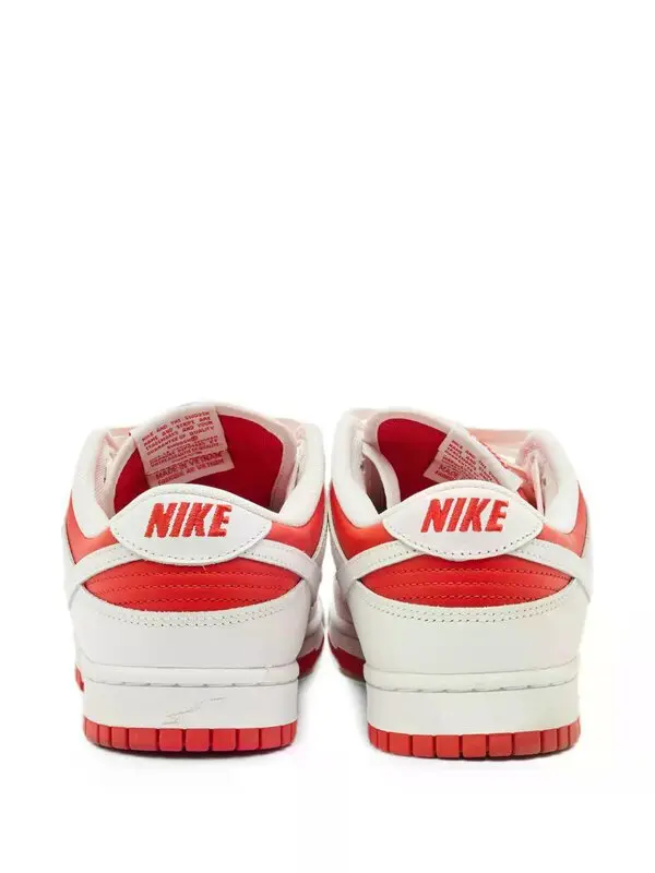 Nike Dunk Leather Sneakers - Red