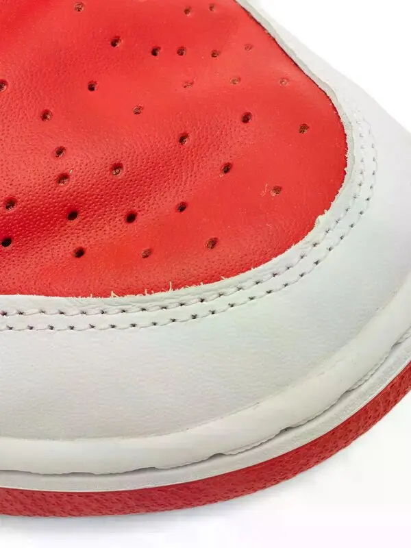Nike Dunk Leather Sneakers - Red