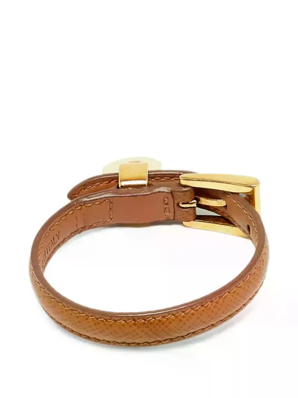 Prada Leather Charm Bracelet