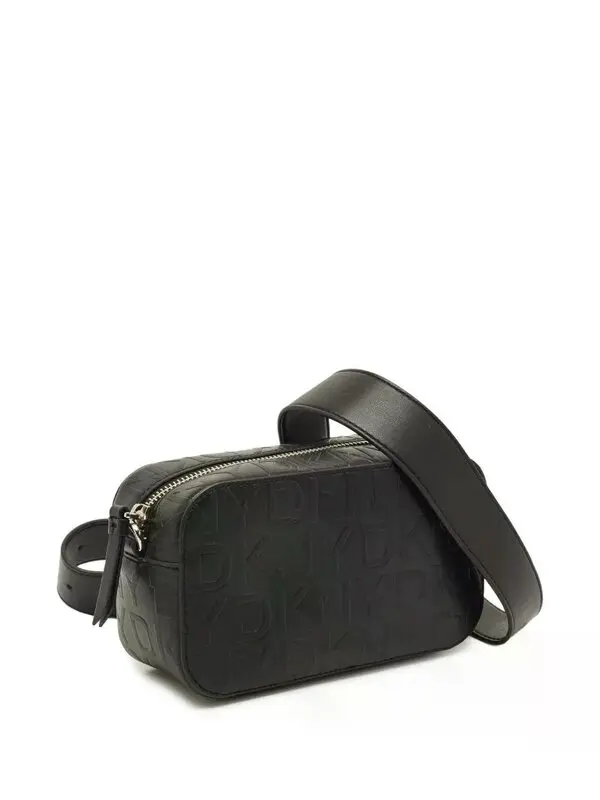 Dkny Monogram Embossed Leather Camera Bag