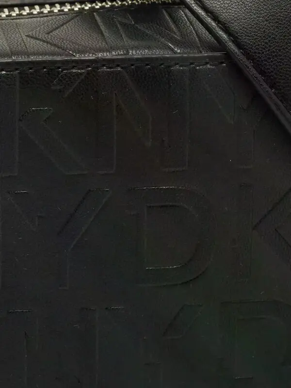 Dkny Monogram Embossed Leather Camera Bag