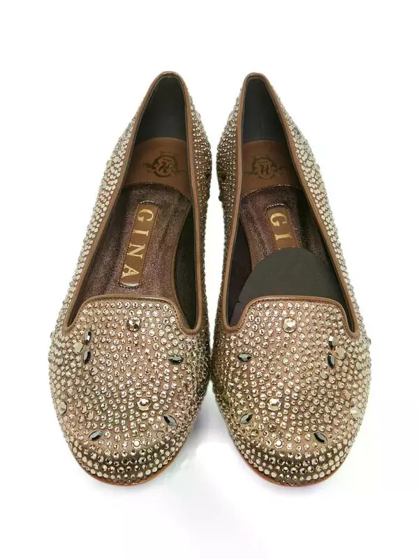 GINA Crystal Embellished Ballet Flats