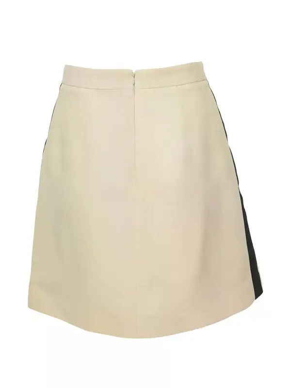Burberry A-line Mini Skirt With Side Stripe Detail