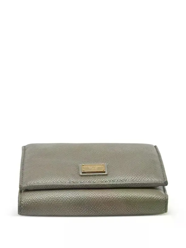 Dolce & Gabbana Logo-plaque Tri-fold Wallet