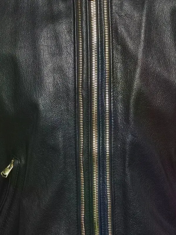 Dolce & Gabbana Zip-front Leather Jacket
