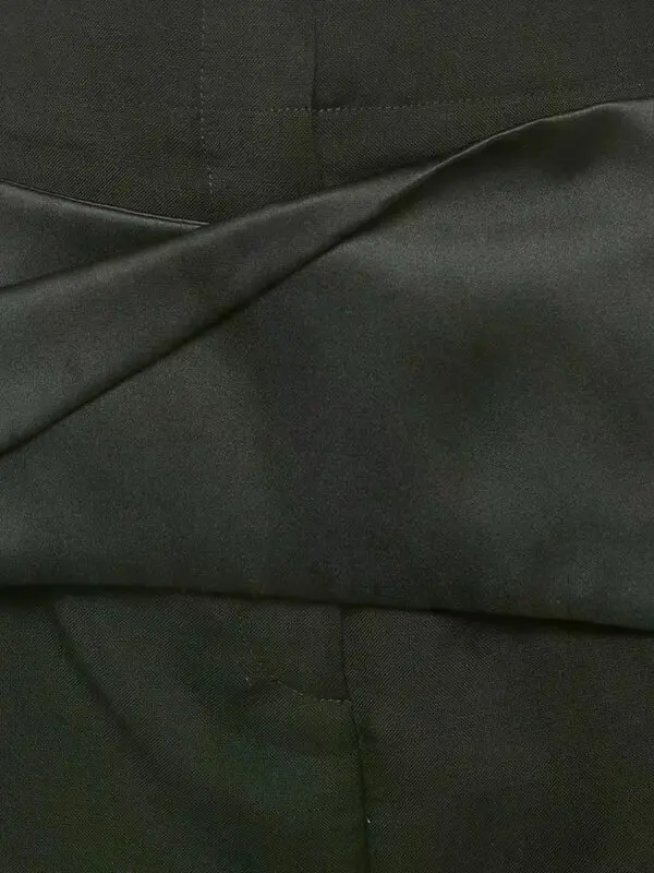 Balenciaga Origami Draped Wool Shorts