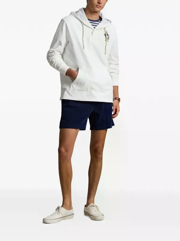 Polo Ralph Lauren Logo Embroidered Drawstring Shorts - Blue