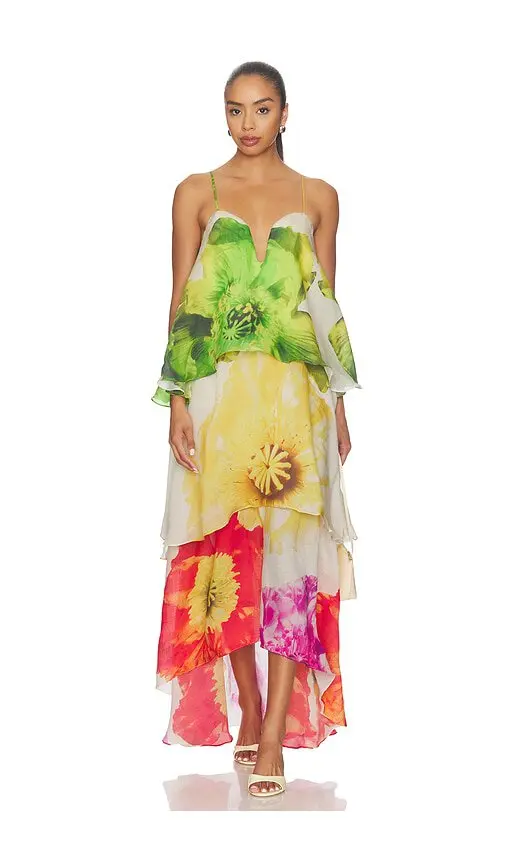ELLIATT Lilia Tiered Gown - Multi