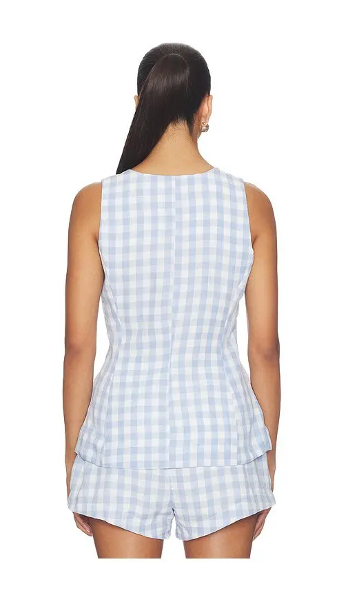 Blanknyc Gingham Sleeveless Top - Multi