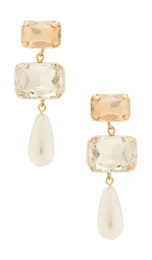 PETIT MOMENTS Alexis Pearl Drop Earrings - Neutral