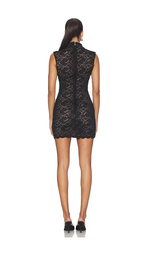 NOOKIE Mystique Highneck Mini Dress - Black
