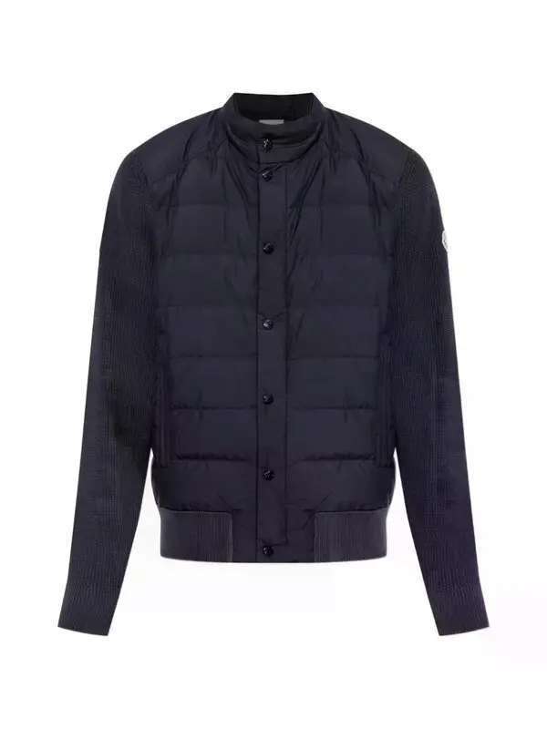 Moncler High-neck Quilted-front Jacket
