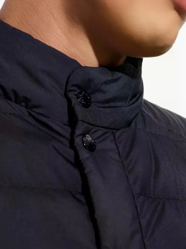 Moncler High-neck Quilted-front Jacket